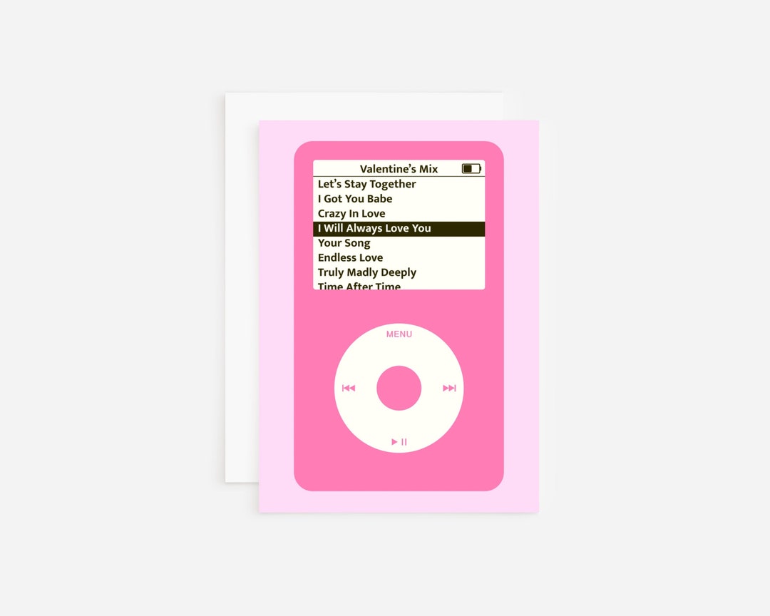 Love Songs Valentine’s Day Card - Etsy