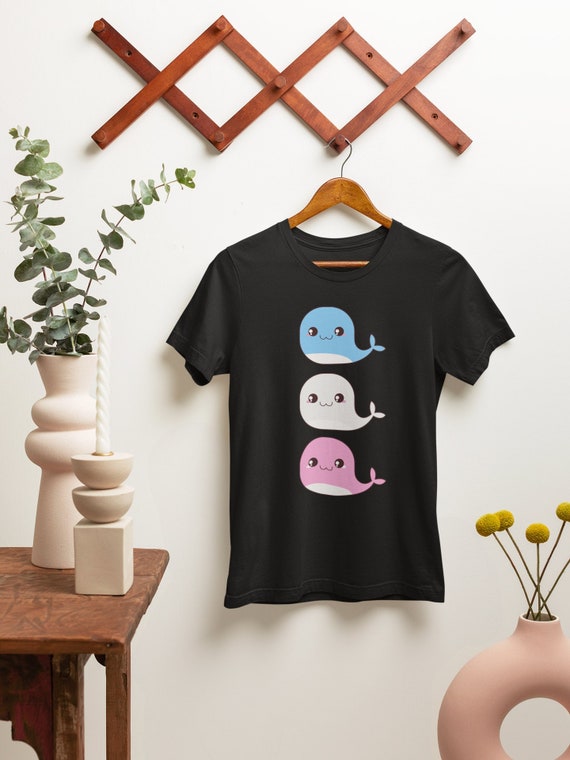 Trans Pride Shirt Whales Transgender Shirt FTM MTF Trans - Etsy UK