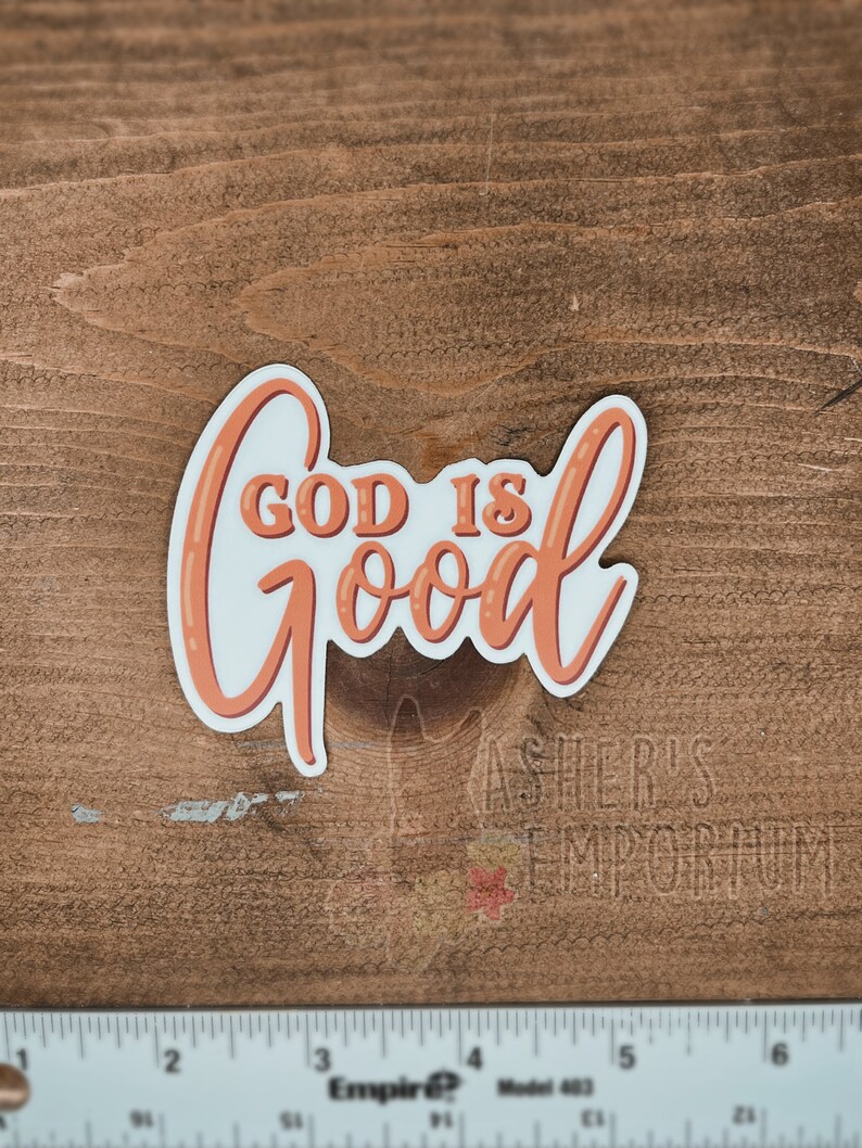 God is Good Sticker Religious Sticker Christian Bible - Etsy