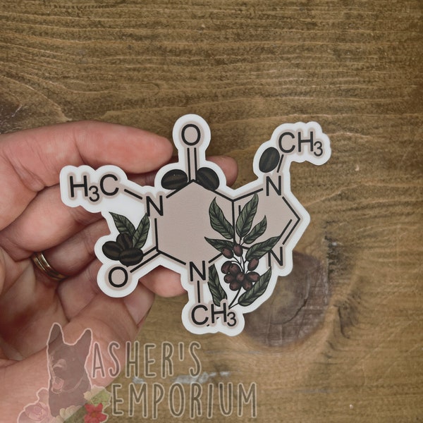 Caffeine Molecule - Etsy