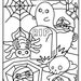 Halloween Coloring Pages for Kids, Halloween Party Activity, Tombstone ...
