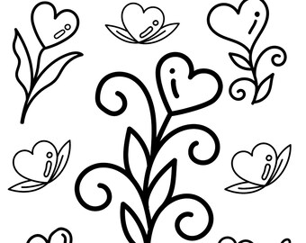 Happy Valentine's Day Coloring SVG, Coloring Page, Coloring Svg, Cute ...