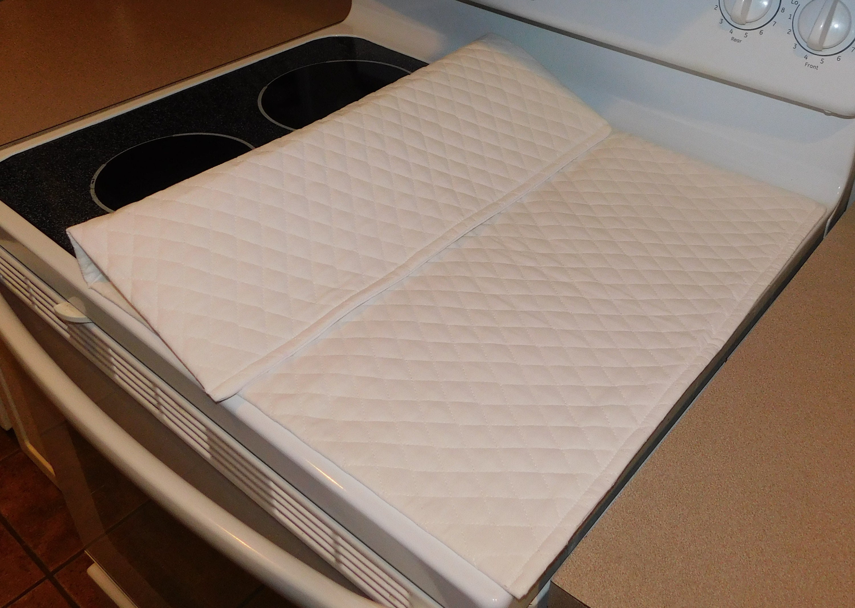 Quilted Glass Stove Top Cover and Protector for Electric | Etsy