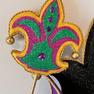 PREORDER Mardi Gras Jester’s Crown Wreath Attachment With Sceptre ...