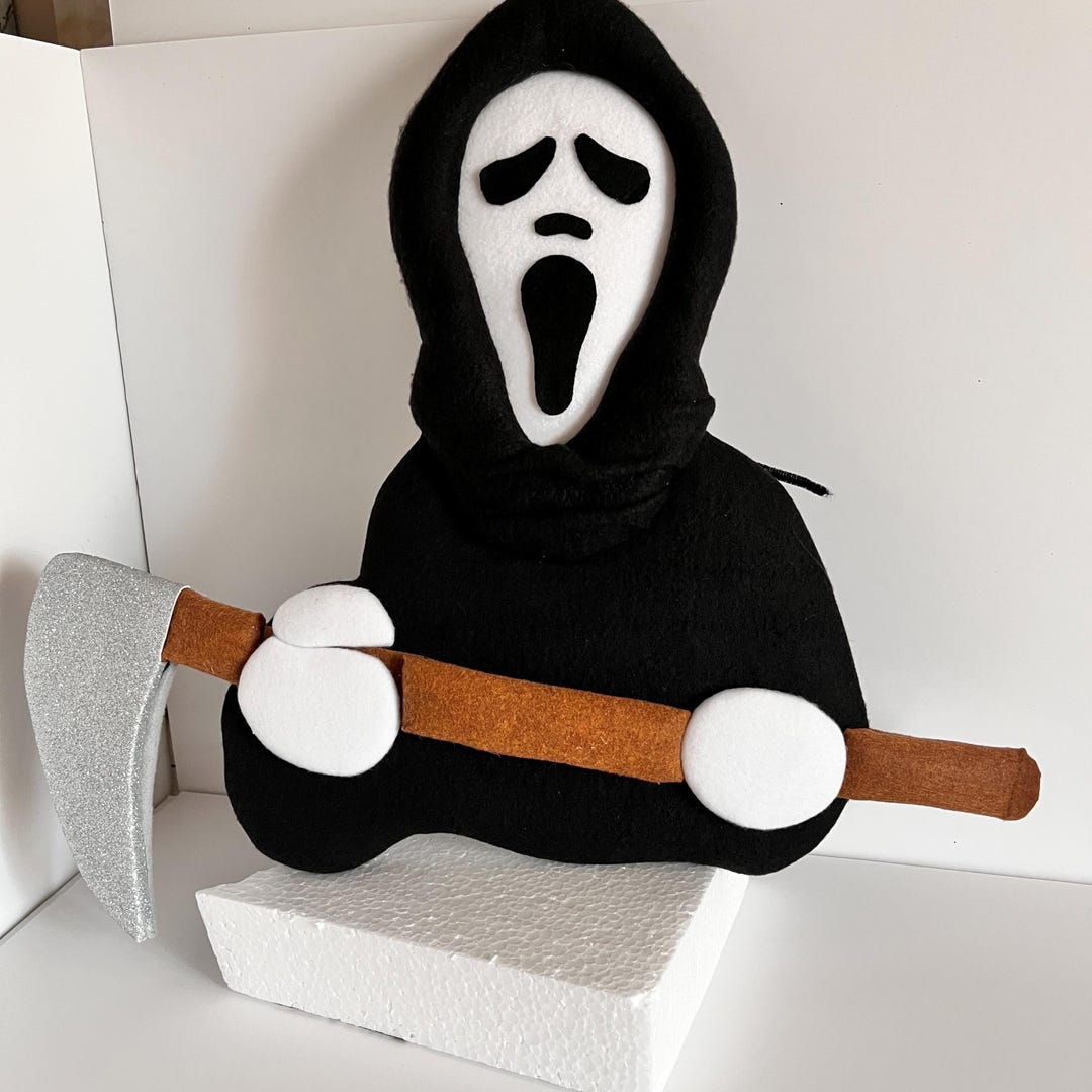 PREORDER Grim Reaper Wreath Attachment, Halloween Decor, All Hallows ...