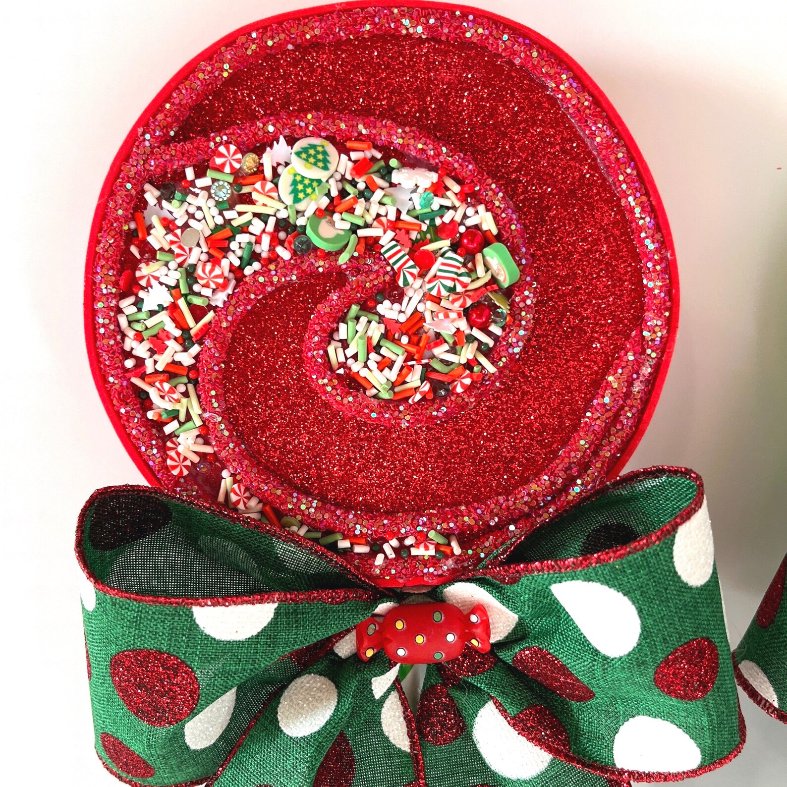Traditional Christmas Lollipops, Christmas Wreath or Centerpiece ...