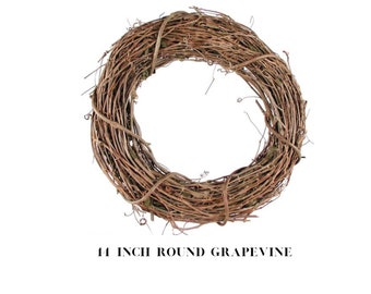 22 X 20 Inch White Muscadine Grapevine Bird Nest Floral Easter Family ...