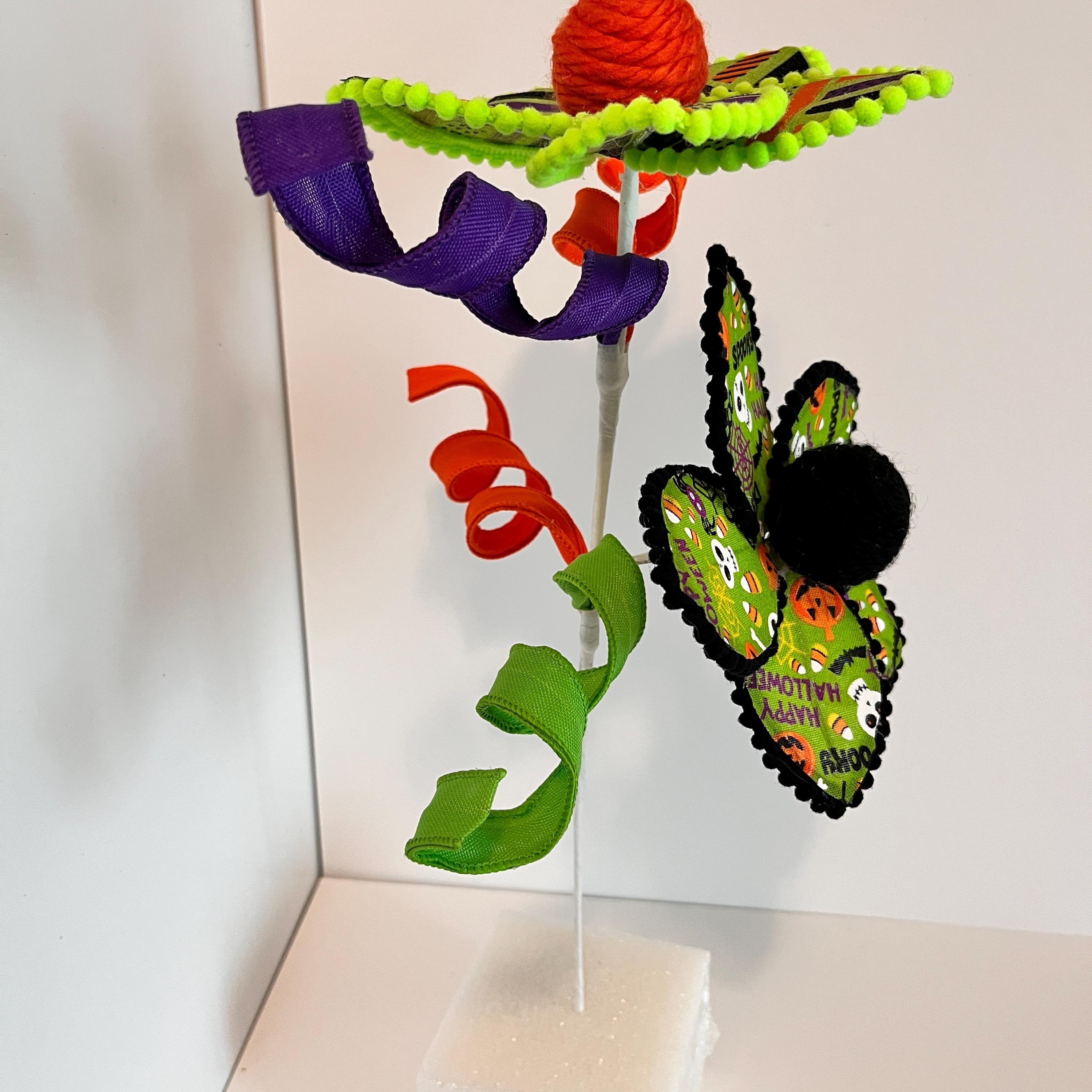 Halloween Floral Spray, Spooky Halloween Wreath and Centerpiece ...