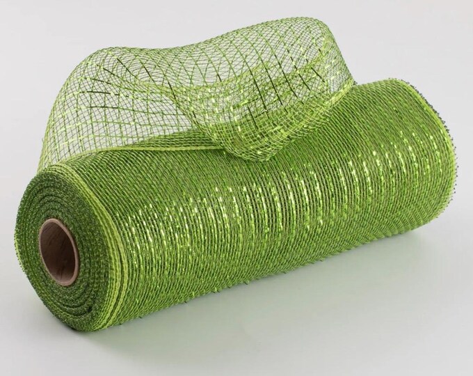 Deco Poly Mesh, Metallic Moss/apple, RE130149 - Etsy