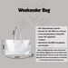 Weekender Bag Size Chart | Weekender Bag Mockup and Size Chart ...