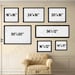Framed Horizontal Poster Mockups and Size Chart I Poster Size Chart I ...