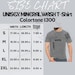 Colortone 1300 Size Chart I Size Chart for Unisex Mineral Wash T-shirt ...
