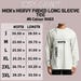 AS Colour 5083 Size Chart | Size Chart for Men's Heavy Faded Long ...
