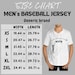 Baseball Jersey Size Chart | Size Chart for Men's Baseball Jersey | Men ...