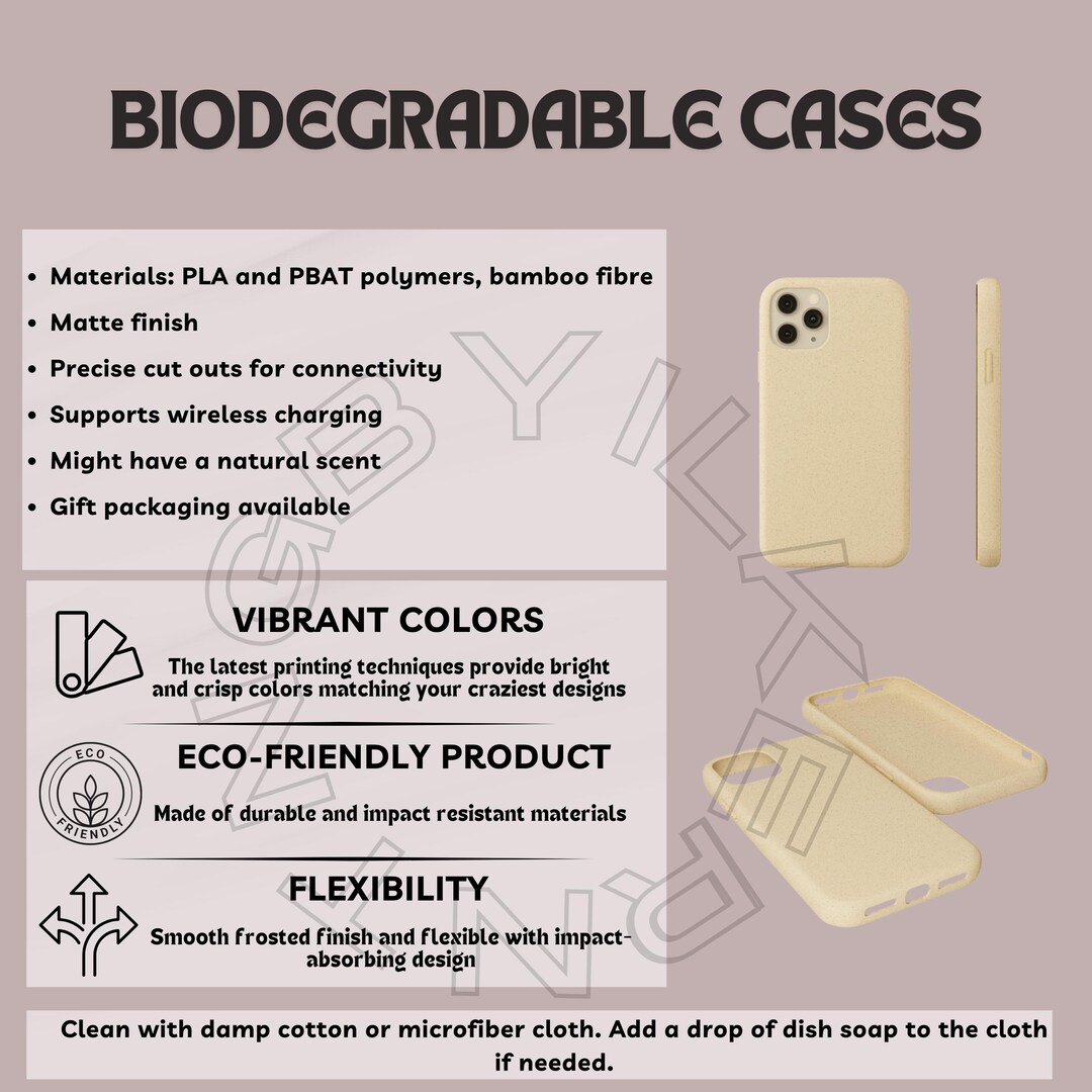 Biodegradable Cases Size Chart I Phone Case Sizing Chart and Mockup I ...