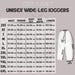 Joggers Size Chart I All-over Print Unisex Wide-leg Joggers Size Chart ...