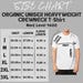 Next Level 4600 Size Chart | Size Chart for Organic Unisex Heavyweight ...