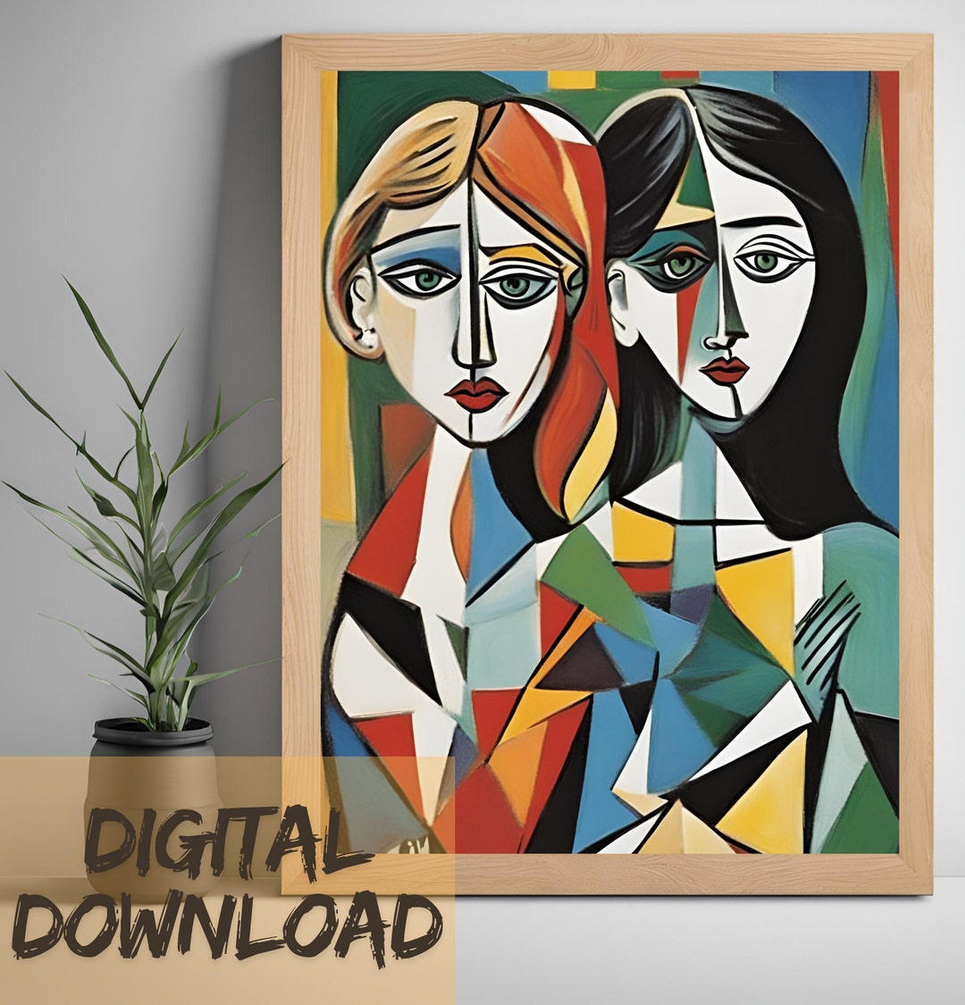 Picasso Print I Picasso Girls Prints I Digital Download I Digital Print ...