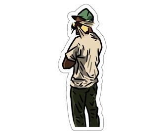 Flower Boy Character Sticker - Etsy