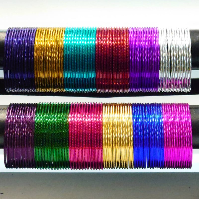 Colourful Indian Bangle Set - Etsy UK