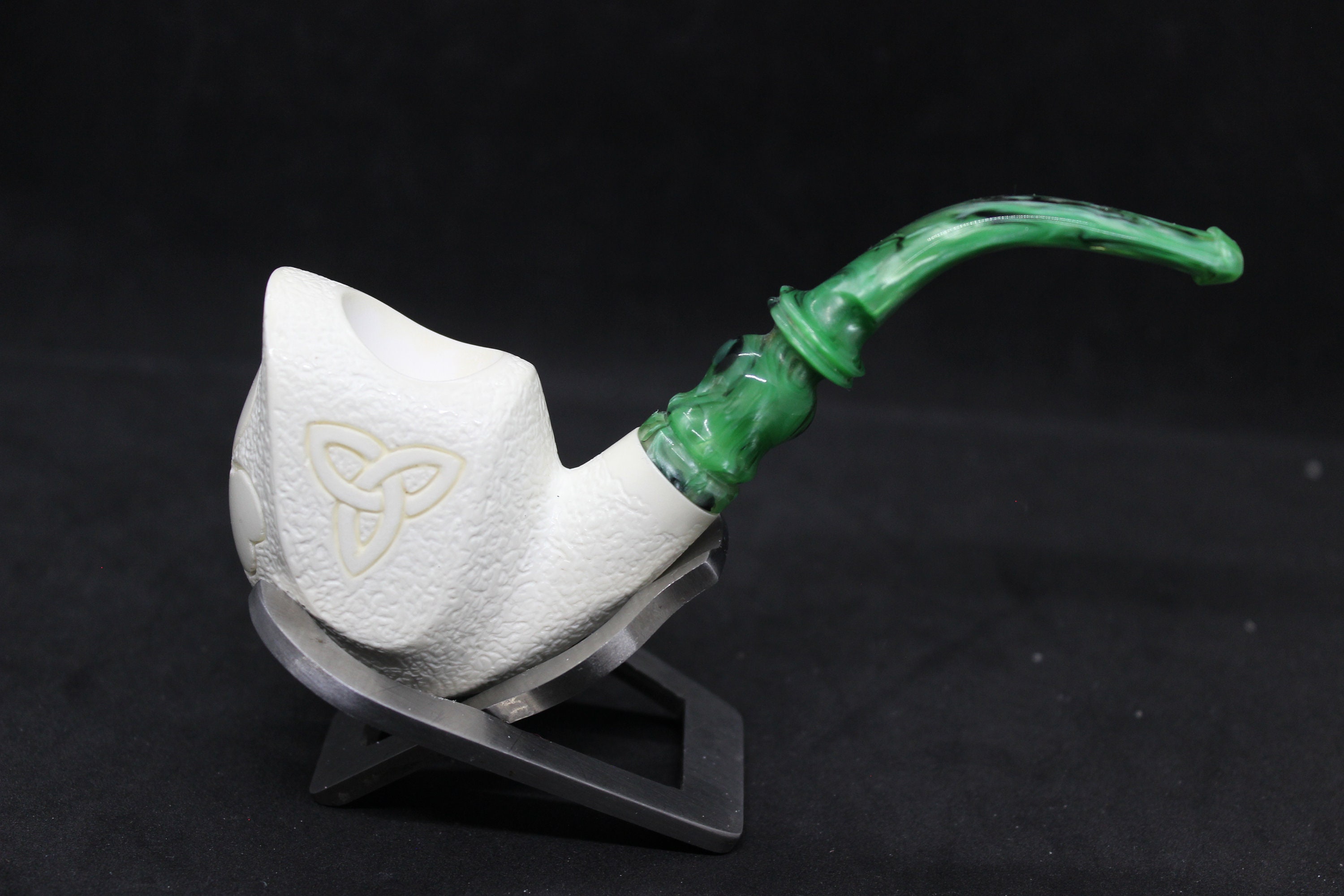 STAR Meerschaum pipes ornate Block Meerschaum CELTIC design pipe