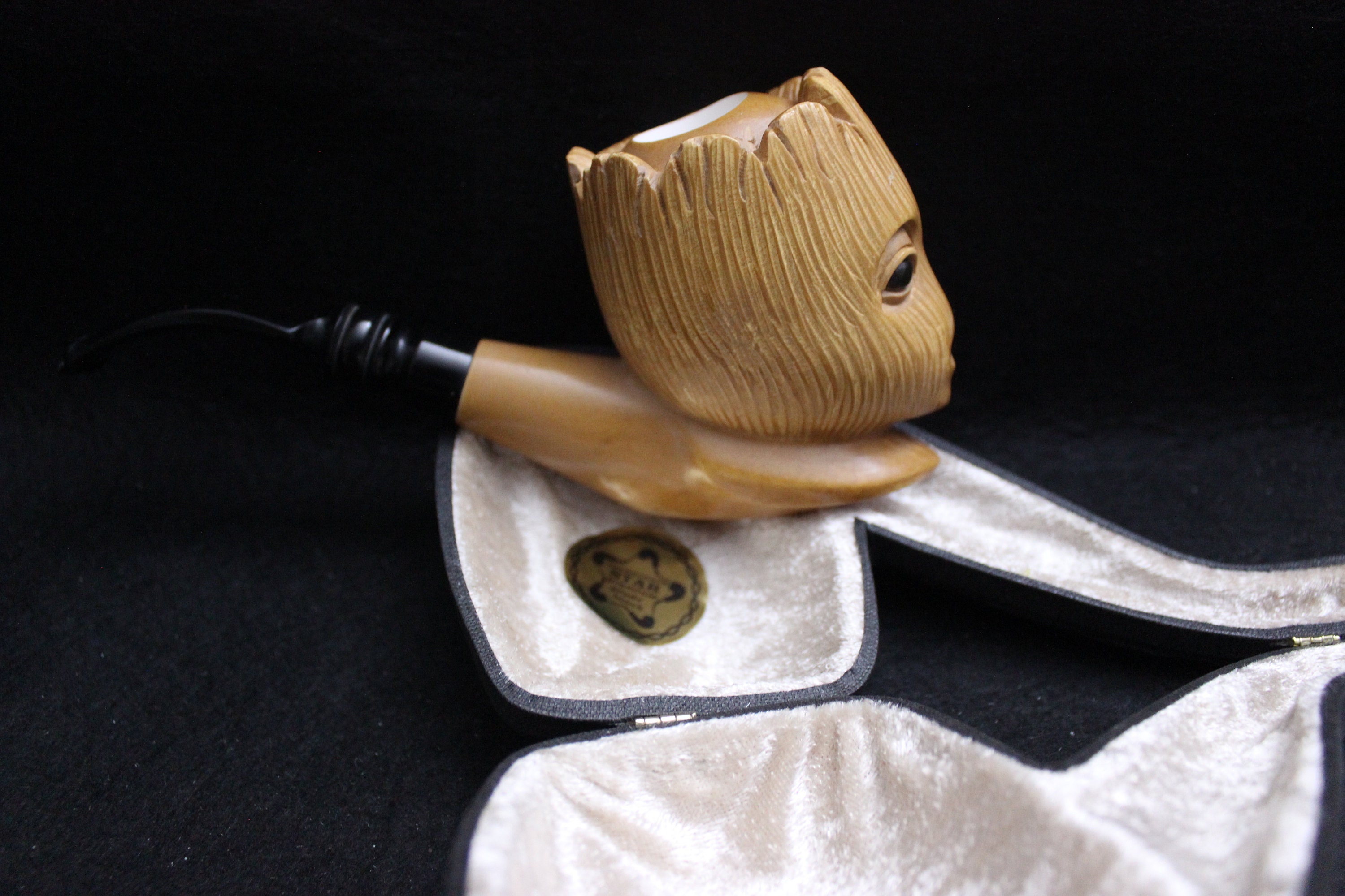 STAR MEERSCHAUM Pipes - Groot Block Meerschaum pipe
