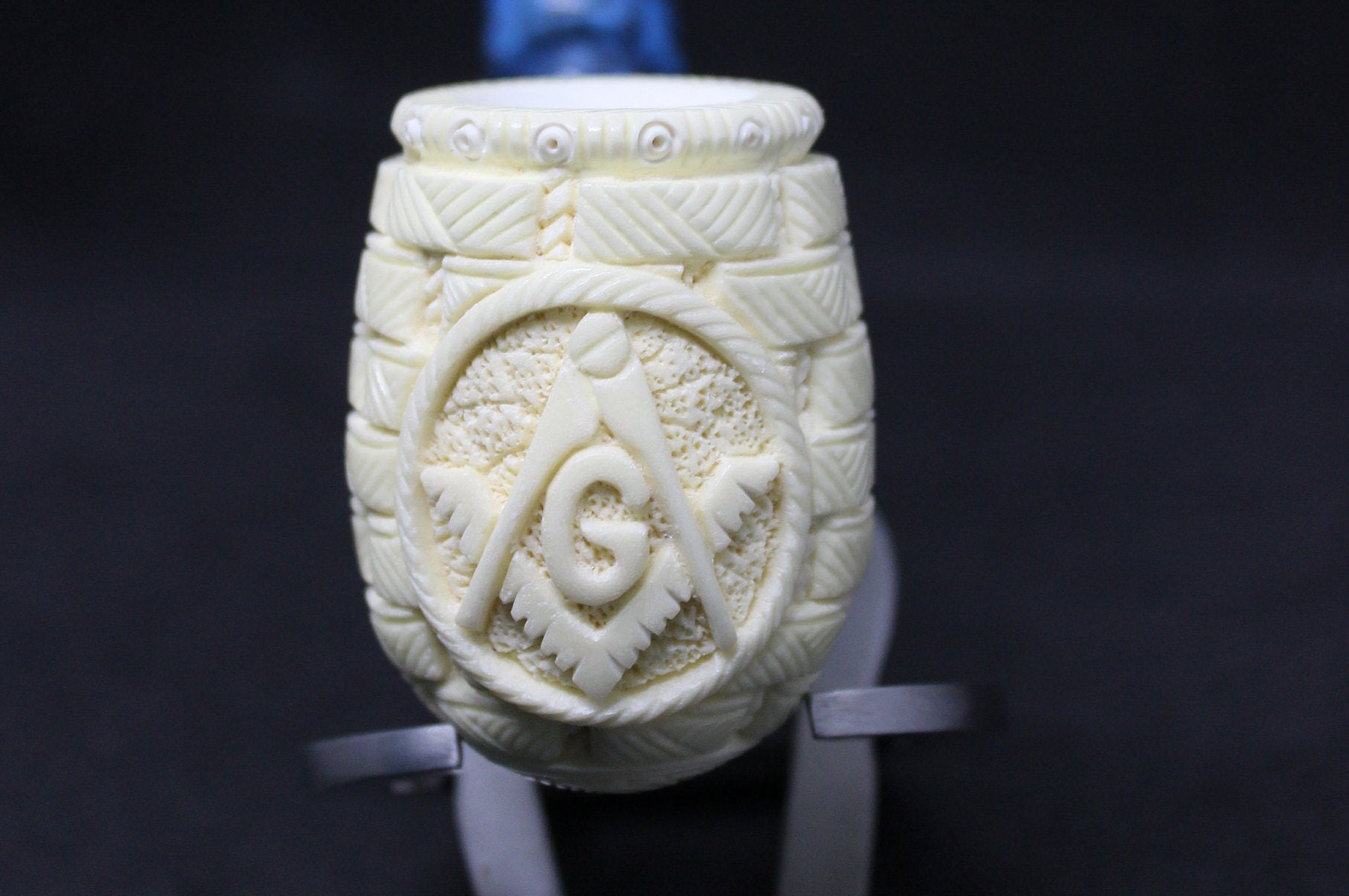STAR Meerschaum pipes Block meerschaum Masonic Pipe