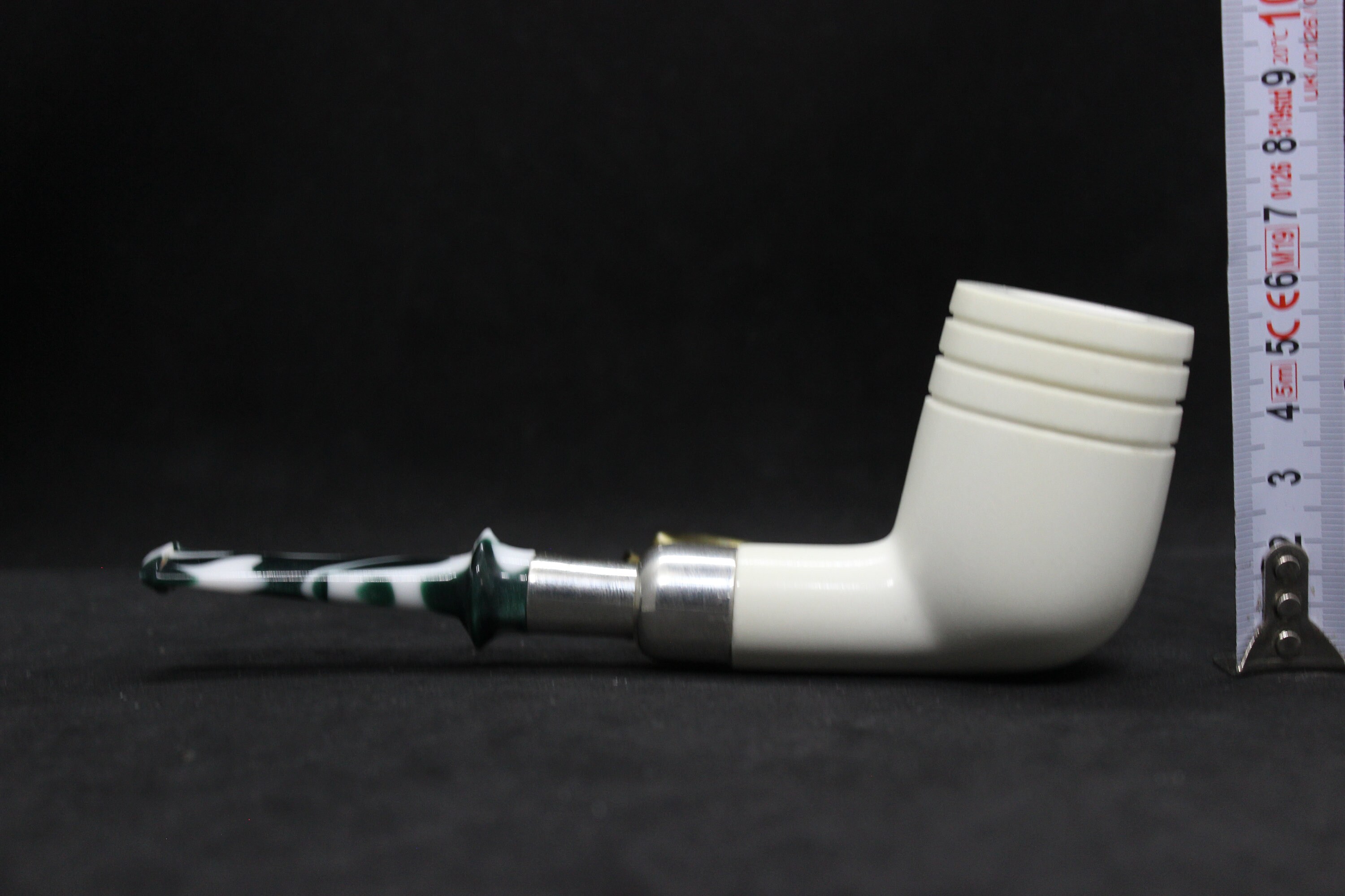 STAR MEERSCHAUM Pipes -Special billard shape Smooth finish spigot army ...