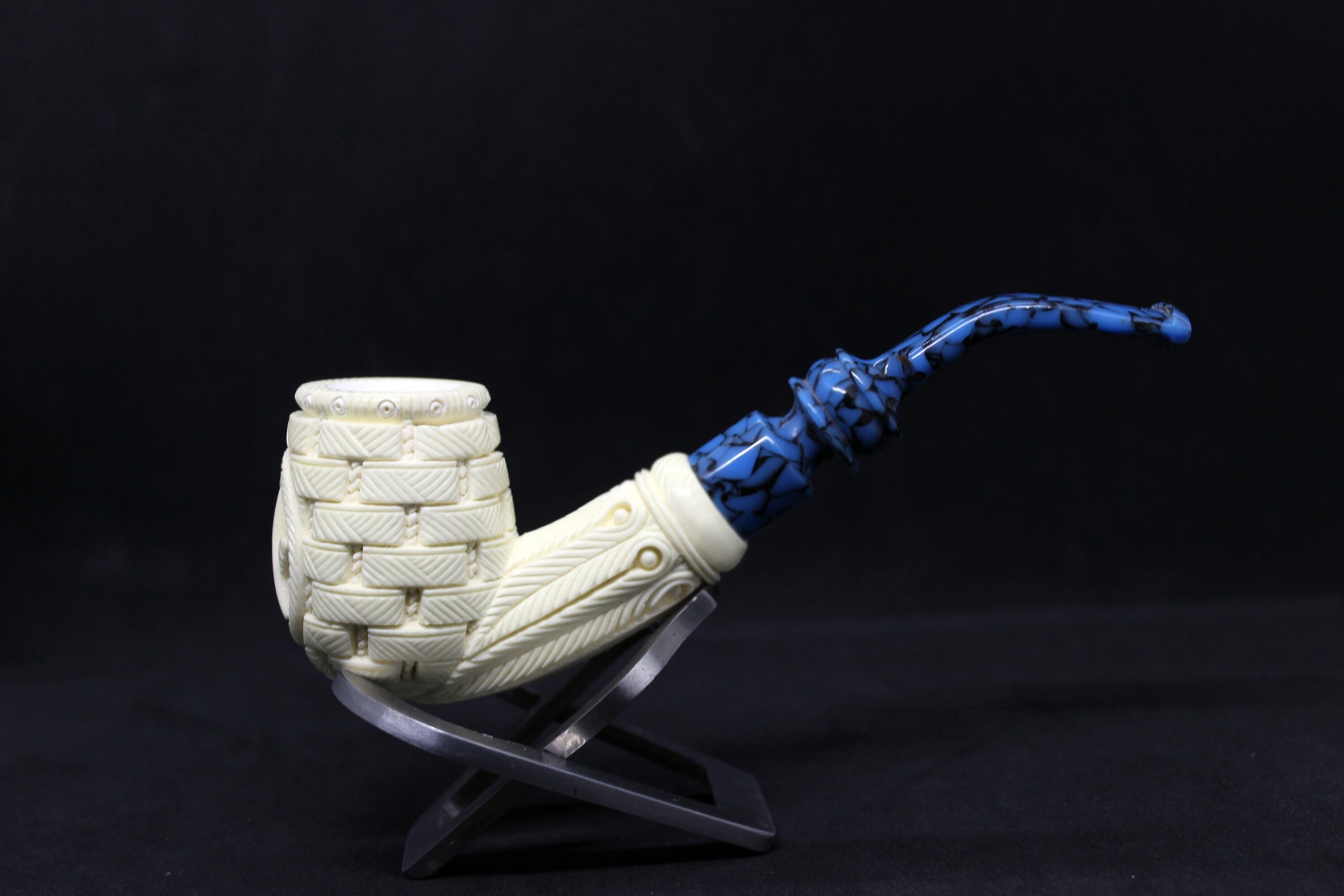 STAR Meerschaum pipes Block meerschaum Masonic Pipe