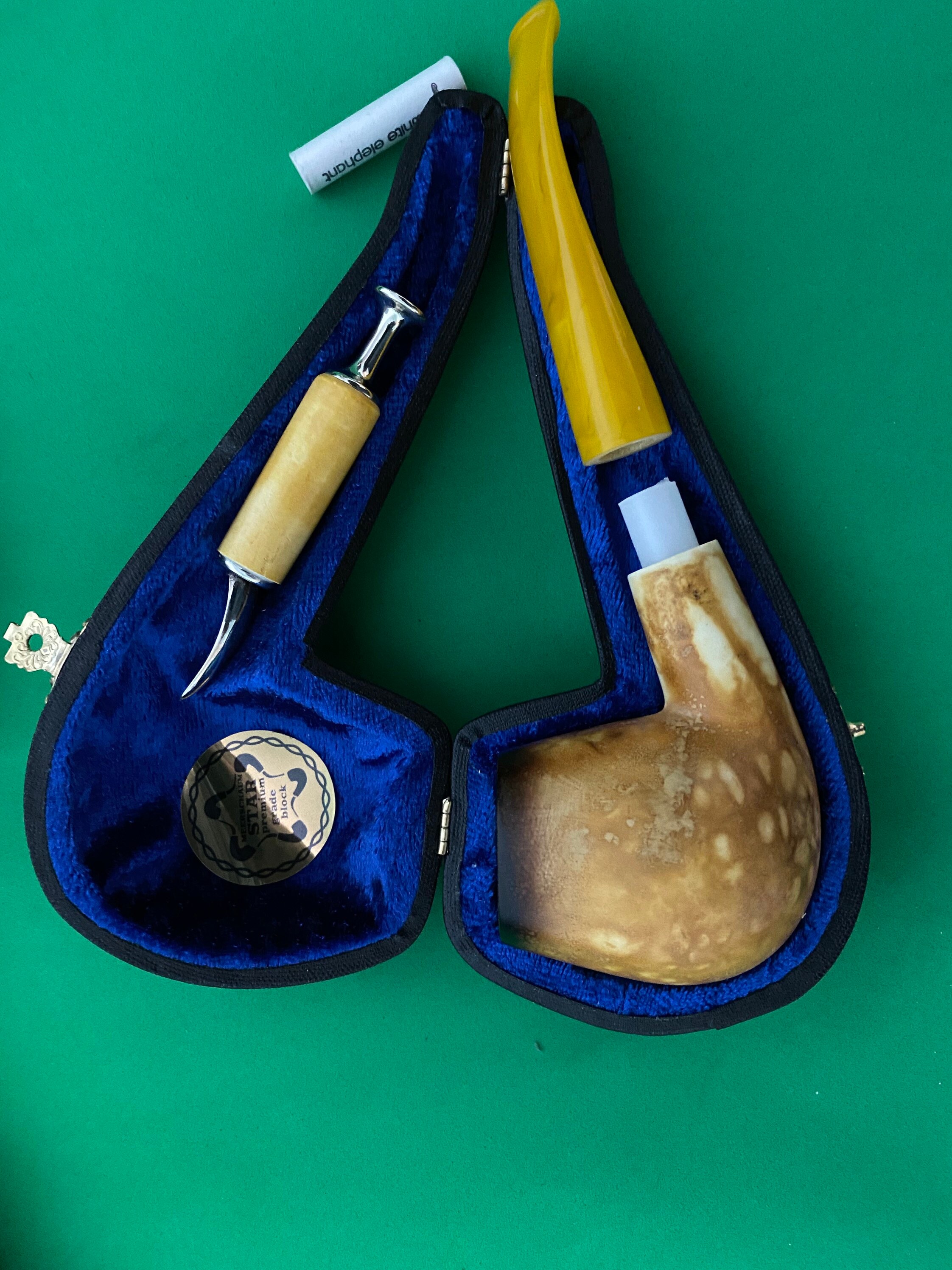 Star block meerschaum pipes Lee Van Cleef replica