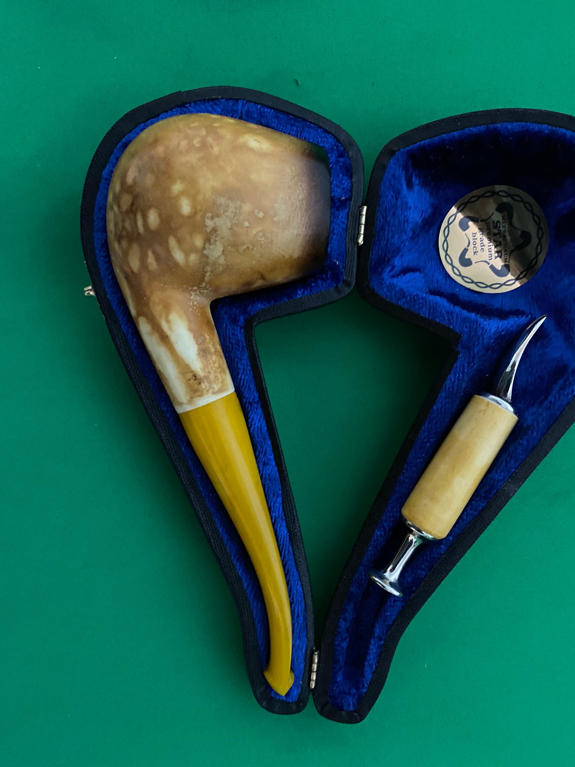 Star block meerschaum pipes Lee Van Cleef replica