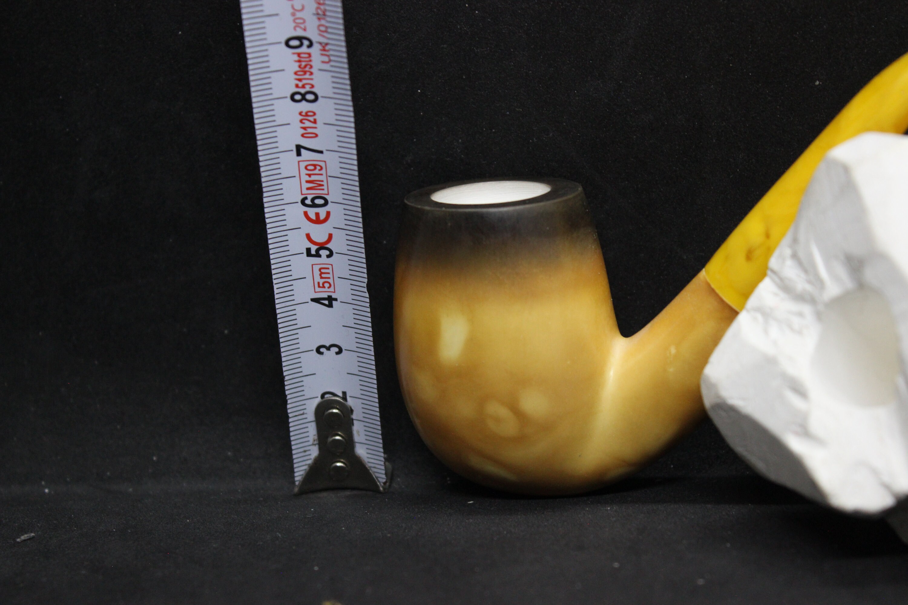 Block meerschaum pipe - Lee Van Cleef pipe ( extra large version)