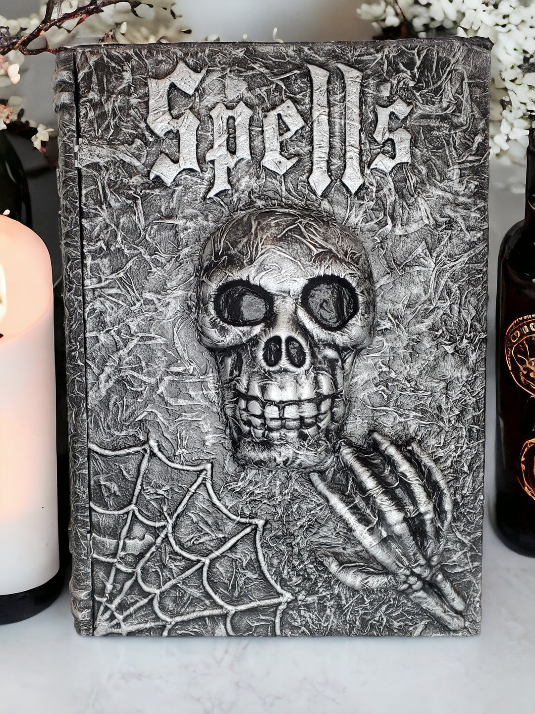 SOLD*** HUGE Solid Wood Spell Book / Box - Halloween Decor (pictures ...