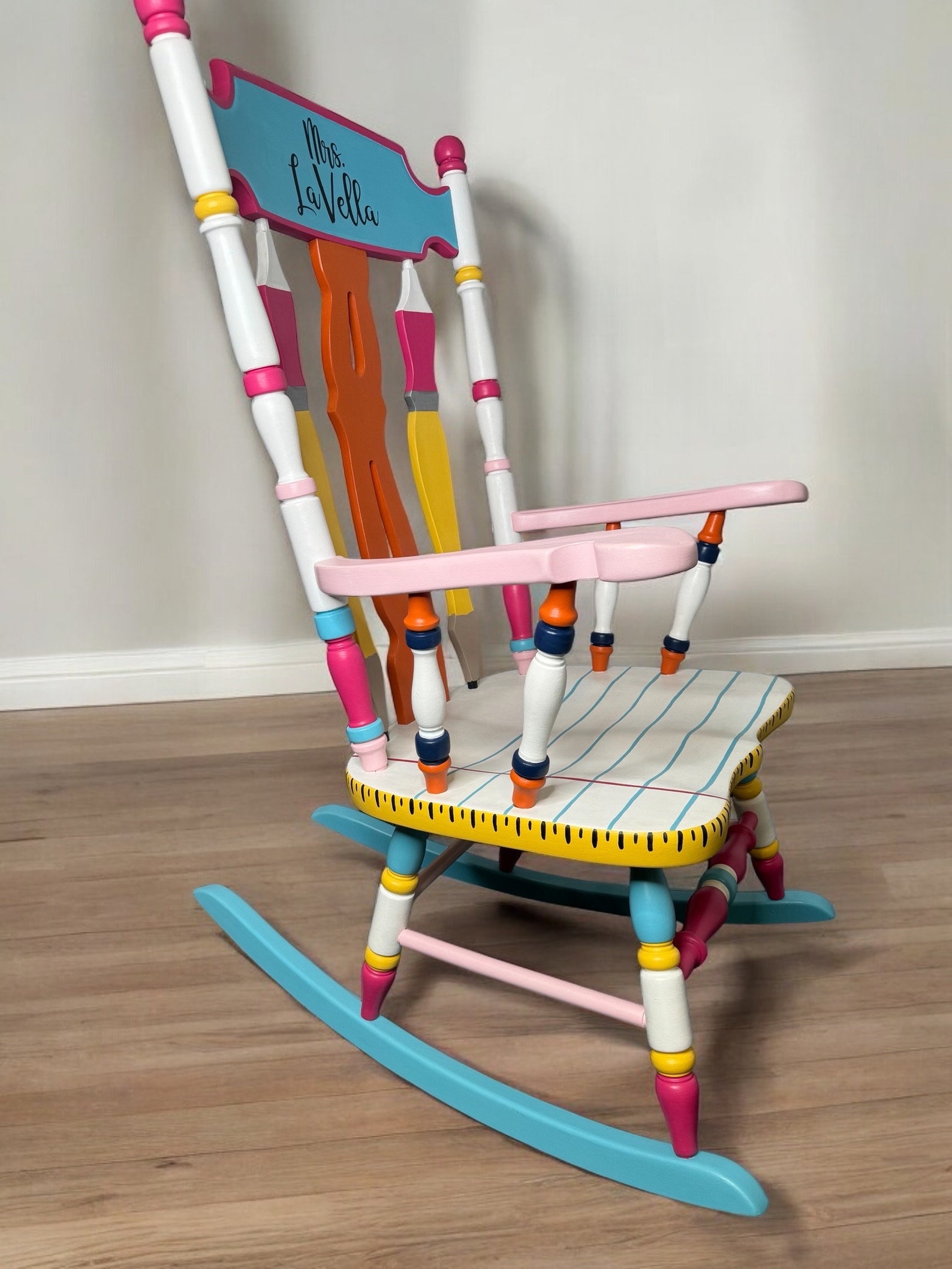 Soldcustom Designed & Hand Painted Teachers Back to School Classroom ...