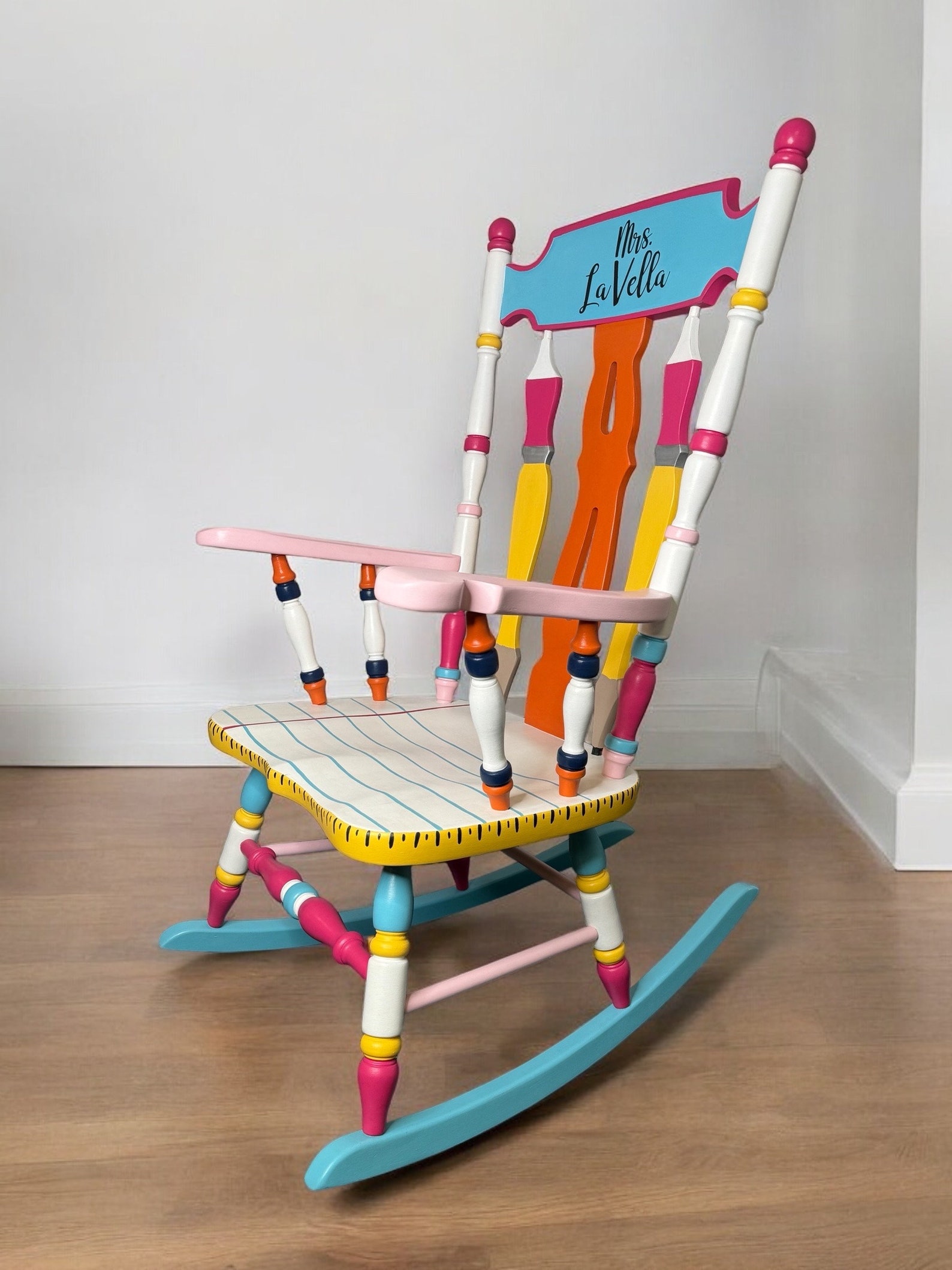 Soldcustom Designed & Hand Painted Teachers Back to School Classroom ...