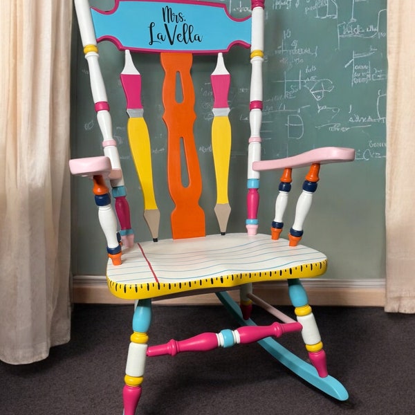 Teacher Chair - Etsy