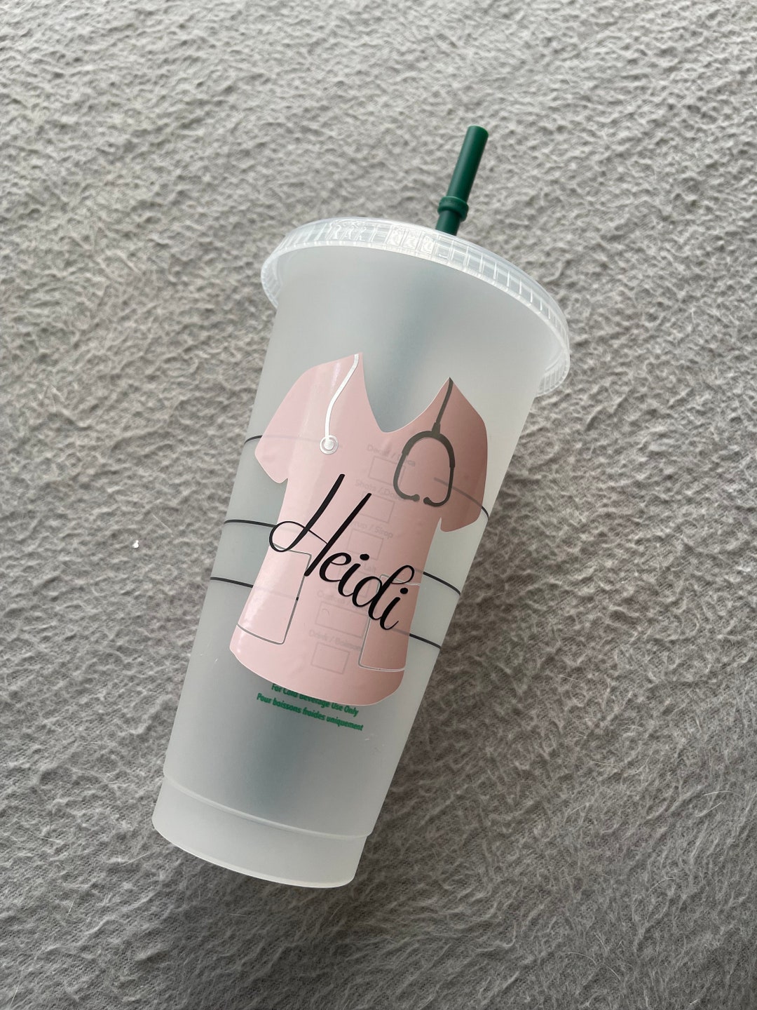 Nurse, Dr. Scrubs Starbucks Venti Cup - Etsy