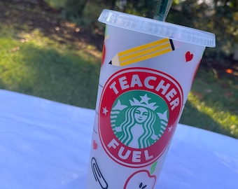 Starbucks Teacher | Etsy