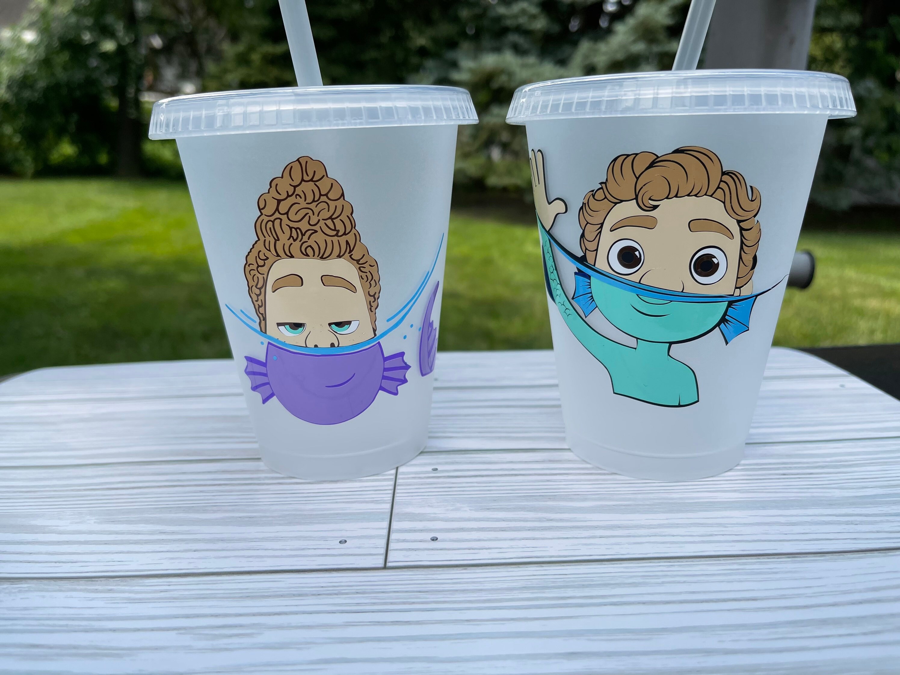 Luca Inspired Kids 16oz Cups - Etsy UK