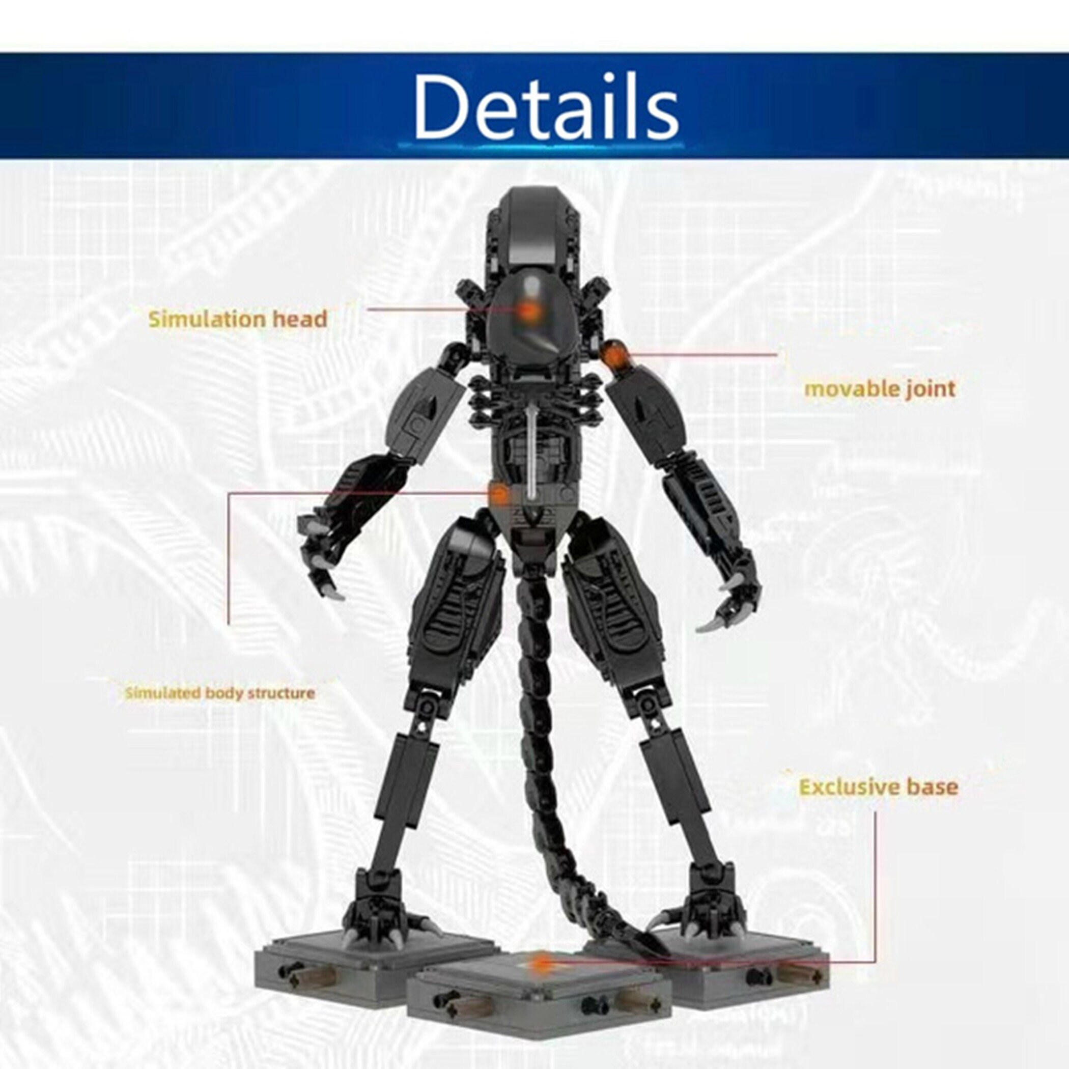 603pcs Building Block Bricks 83040 Compatible Alien Movie | Etsy