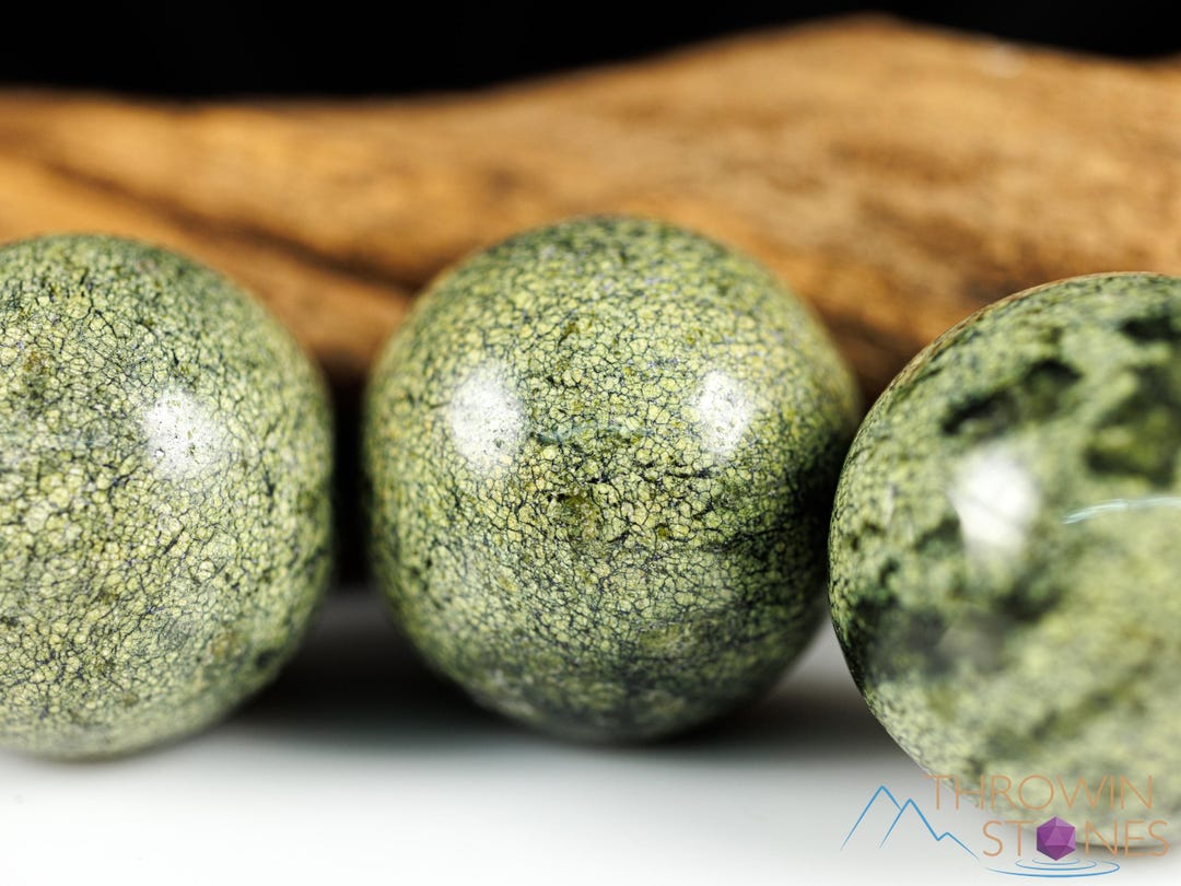 ASTERITE SERPENTINE Crystal Ball : Natural Stone Housewarming Gift ...