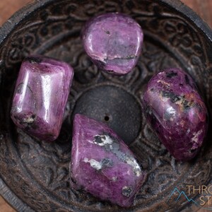 RUBY Tumbled Crystals Crystal Healing, Pocket Stone, Unique Gift, Tumbled Stones, E0856 - Etsy