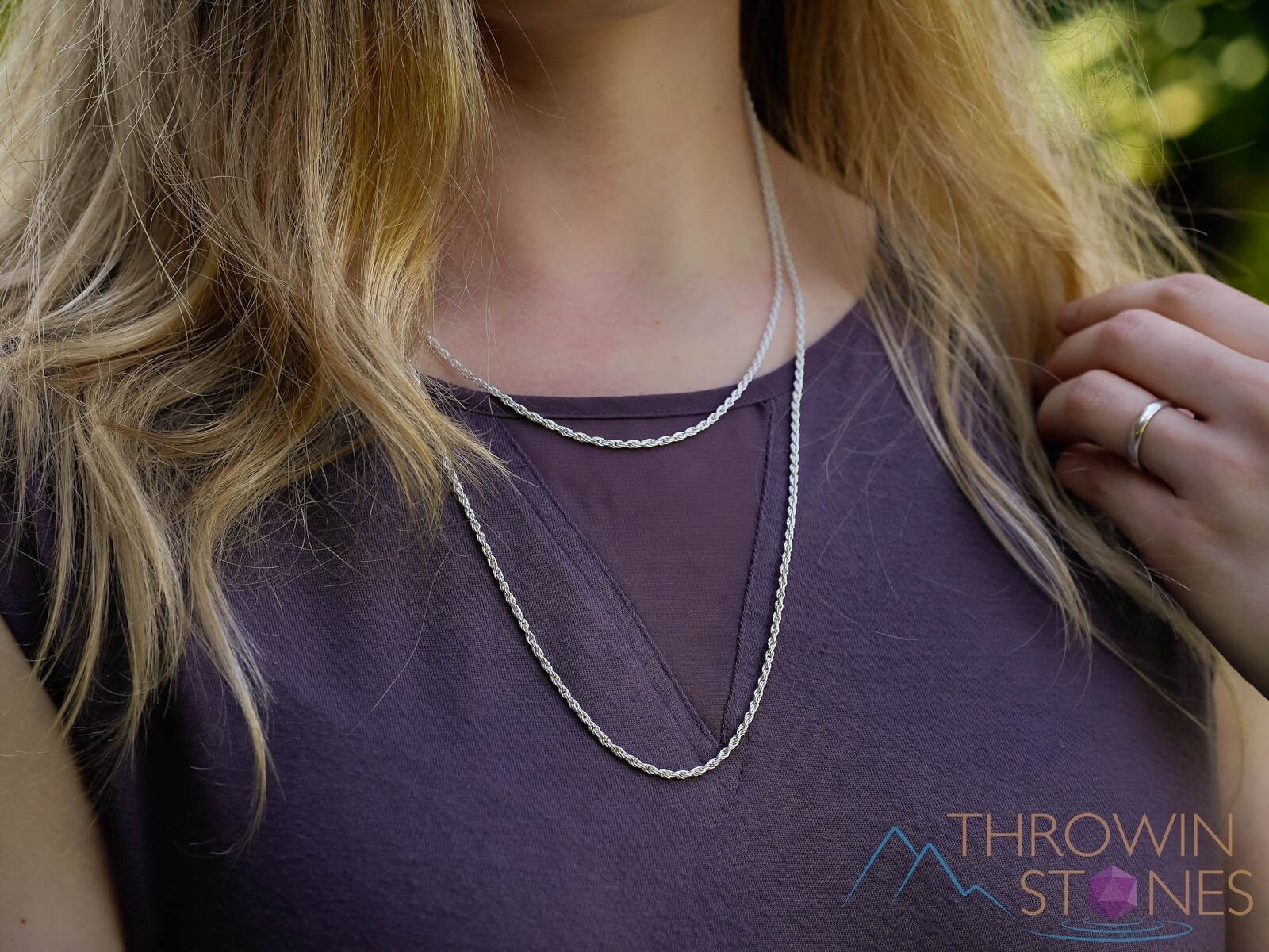 Silver Plated Chain Snake Rope Cable 18 24 | Etsy