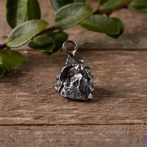 METEORITE Pendant – Raw Crystals, Genuine Space Rock, Meteor Jewelry ...