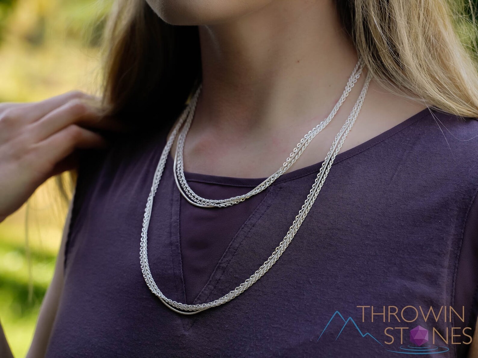 Silver Plated Chain Snake Rope Cable 18 24 | Etsy