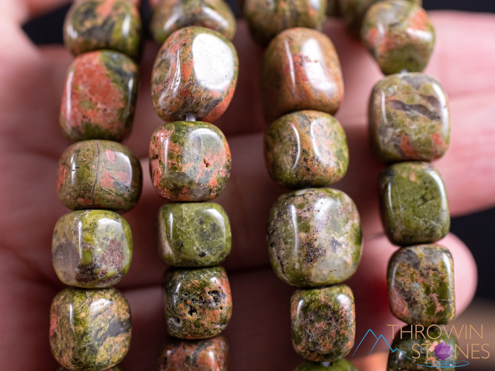 UNAKITE Crystal Bracelet Healing Crystals Gemstone - Etsy
