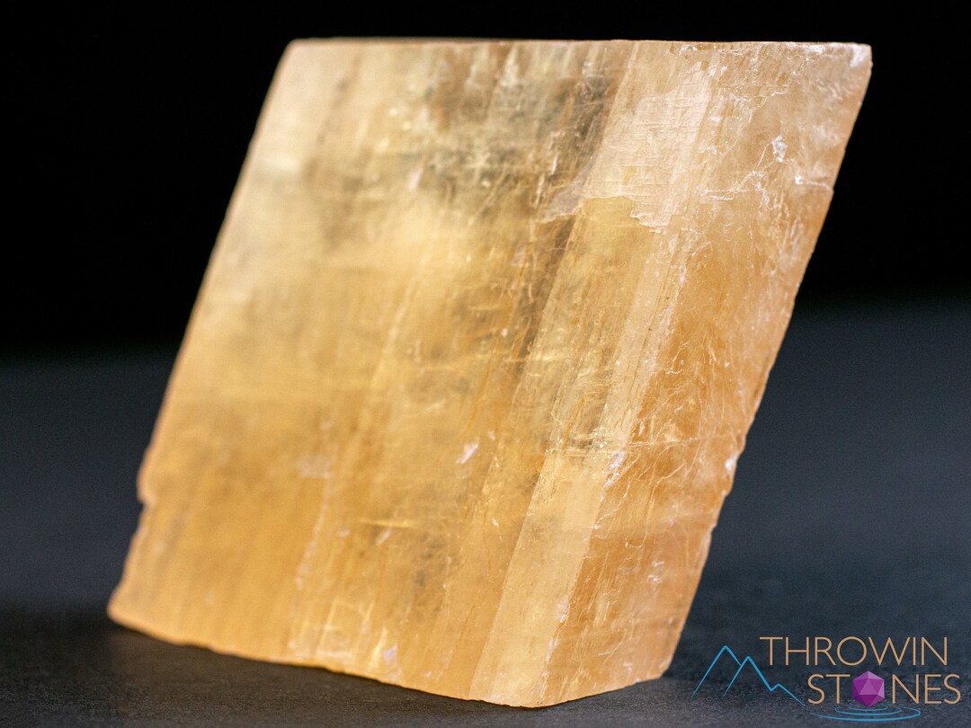 CALCITE Rhombohedron - Light Yellow - Honey Calcite, Raw Crystals ...