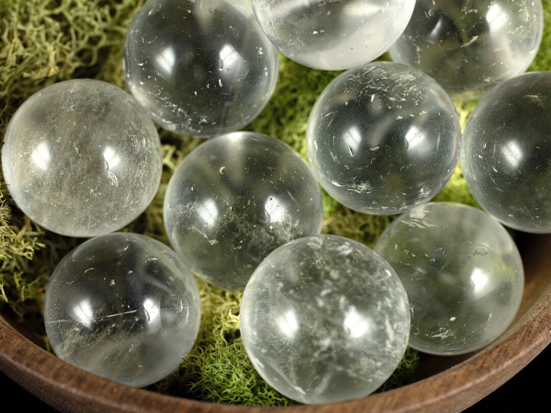 White QUARTZ Crystal Ball - Quartz Sphere, Crystal Carving, Polished ...