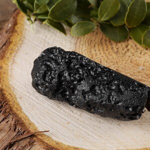 TEKTITE Black Raw Crystal Metaphysical, Meteorite, Unique Gift, Tektite ...