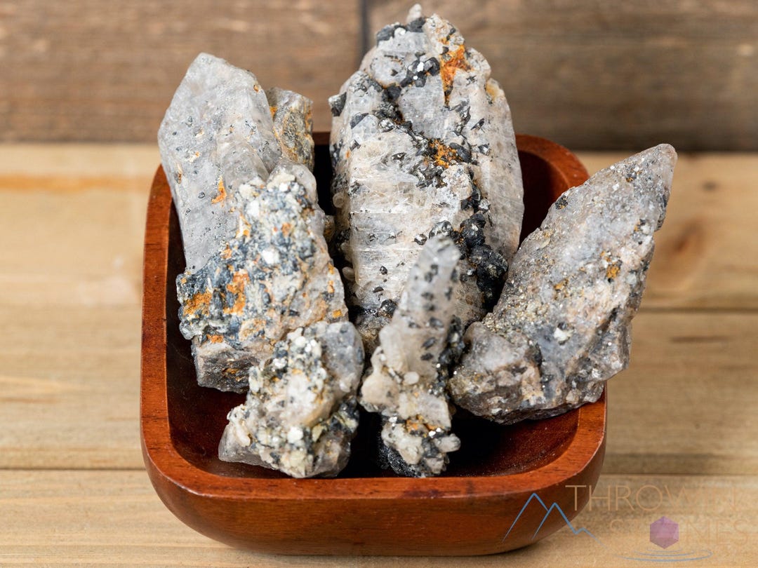 WITCHES FINGER Quartz Crystal Point : Thick Natural Raw Metaphysical ...